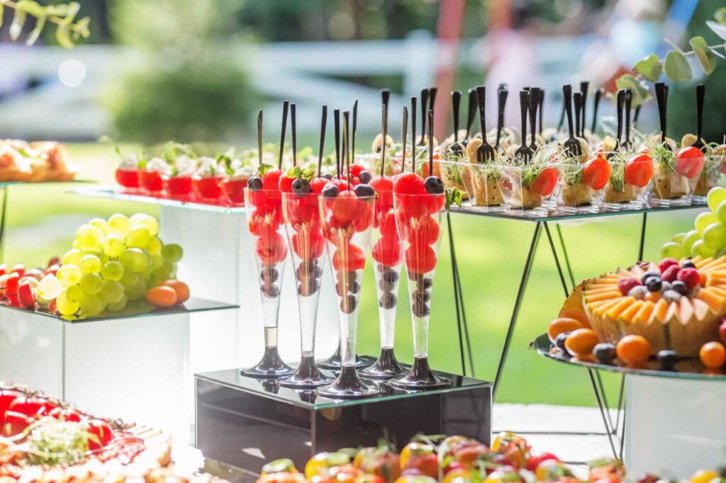 Elevating Your Vow Renewal Reception: Gourmet Food Stations and Buffets ...